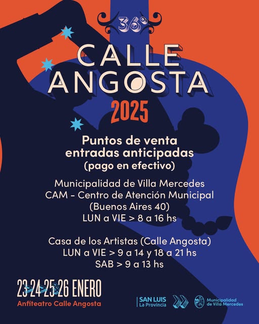 Calle Angosta 2025: El festival cuenta con puntos de venta de entradas ...